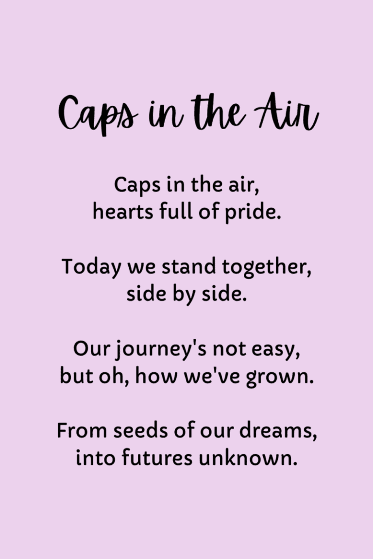 Inspirational Graduation Poems